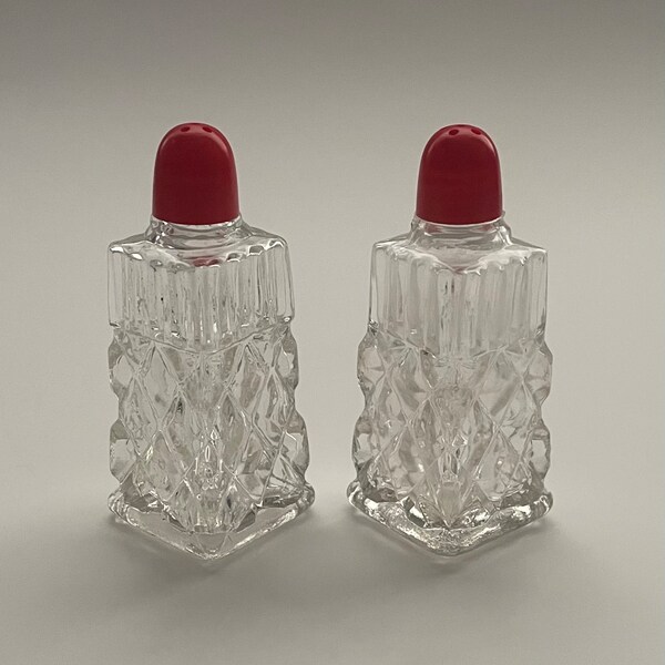 Red Top Salt Pepper - Etsy