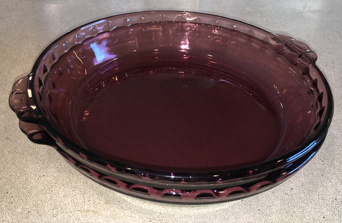 Vintage Pyrex Cranberry Pie Baking Dish 229 9.5 - Etsy
