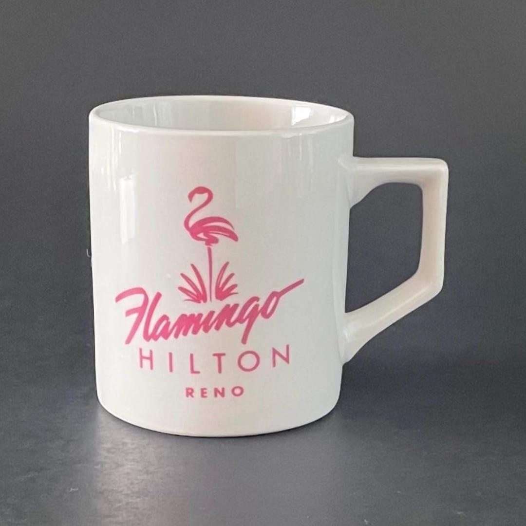 Vintage Flamingo Hilton Reno Coffee Mug Ceramic Coffee Mug Nice Retro ...