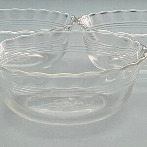 Vintage PYREX Glass Ruffle Top Ramekins Large 1 Pint - Set of 3 - Etsy