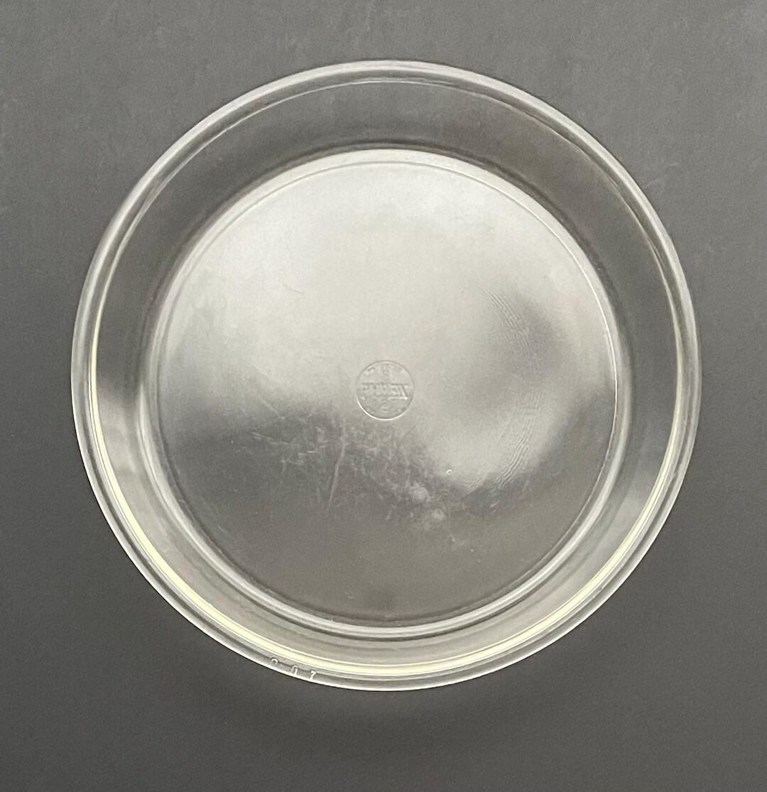 Vintage PYREX Clear Glass Pie Plate 209 - 9" Flat Rim Baking Dish - Etsy