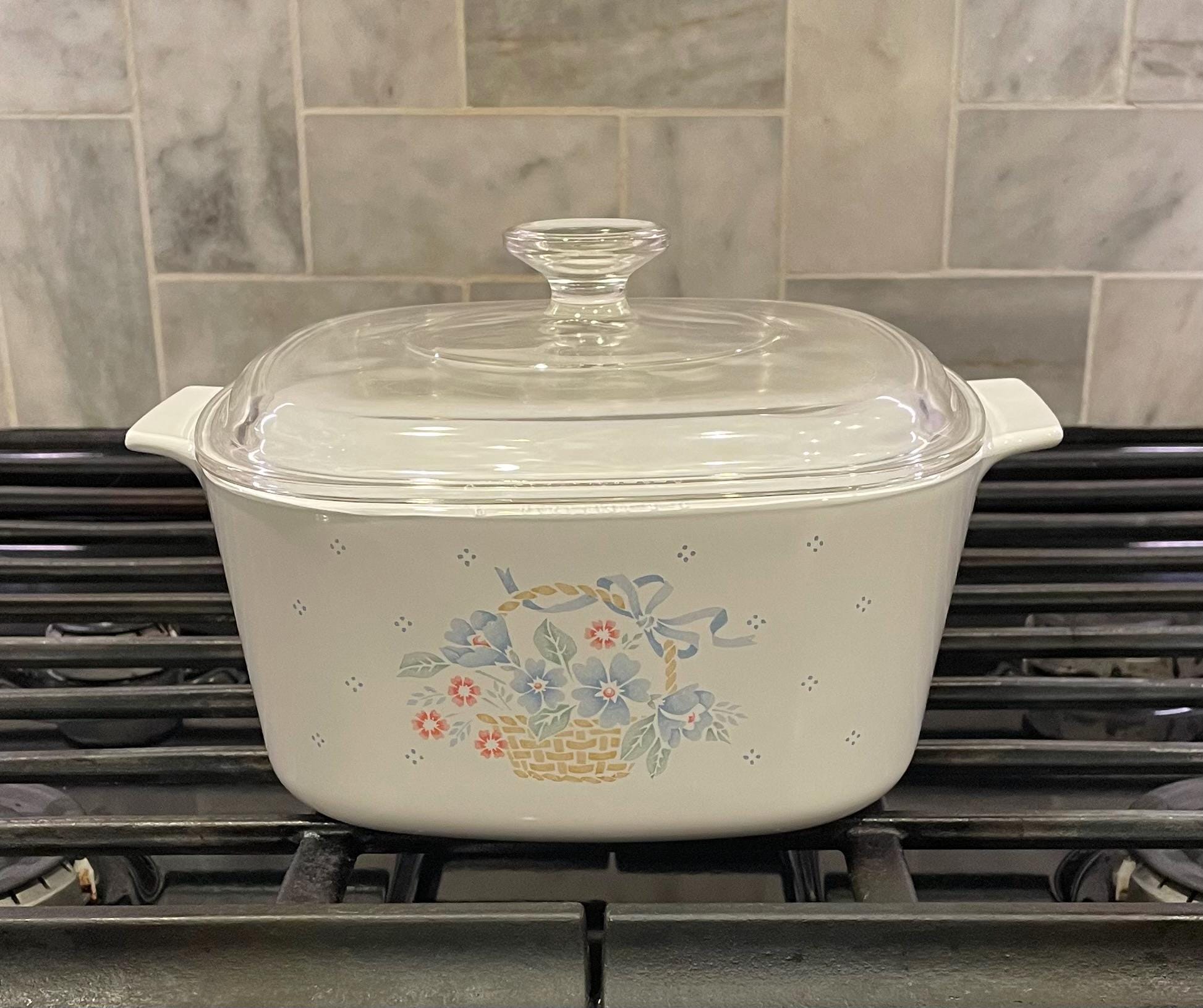 Vintage Corning Ware Country Cornflower Casserole Set: 5-piece Bakeware ...
