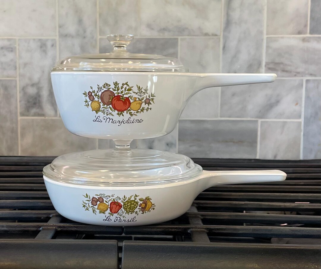 Set of 2 Vintage Spice of Life Sauce Pans With Lids P-81-B & P-83-B ...