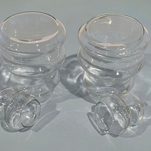 2 Tall Vintage Fillable Christmas Trees 10 3/4 X 5 Glass Christmas ...