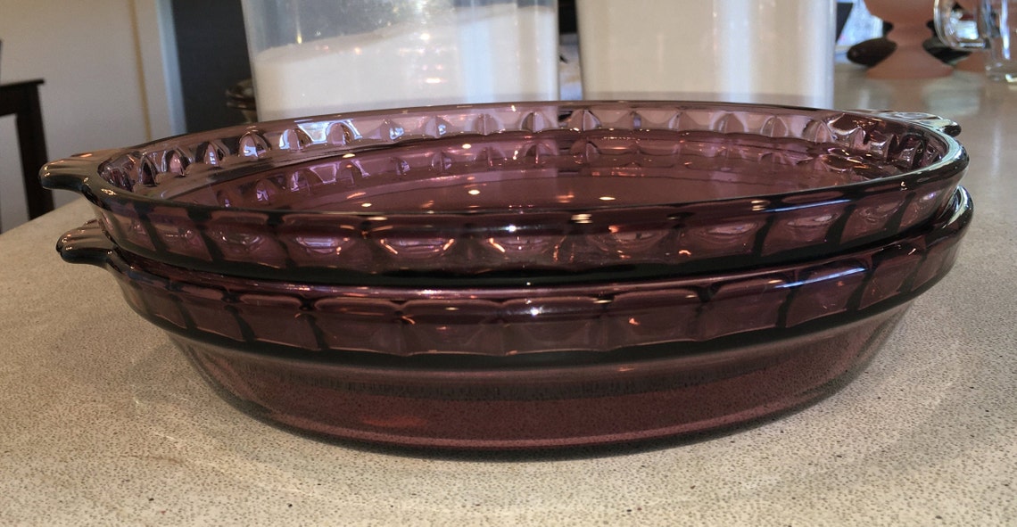 Vintage Pyrex Cranberry Pie Baking Dish 229 9.5 - Etsy