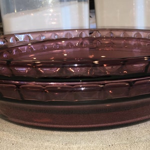 Vintage Pyrex Cranberry Pie Baking Dish 229 9.5 Scalloped With Handles ...