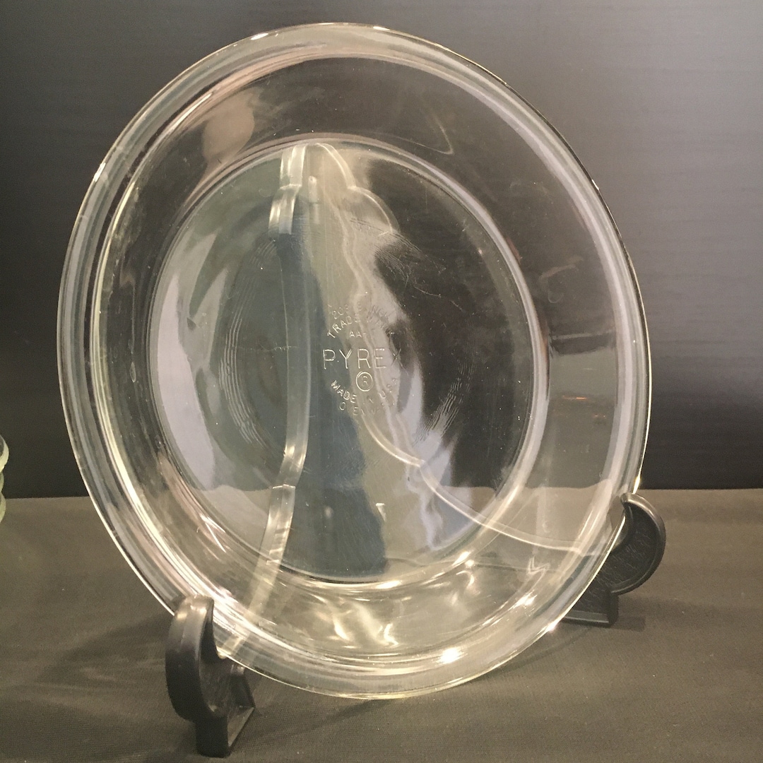 8 Vintage Pyrex Pie Plate PYREX 208 All Caps PYREX Flat Rim Glass Pyrex ...