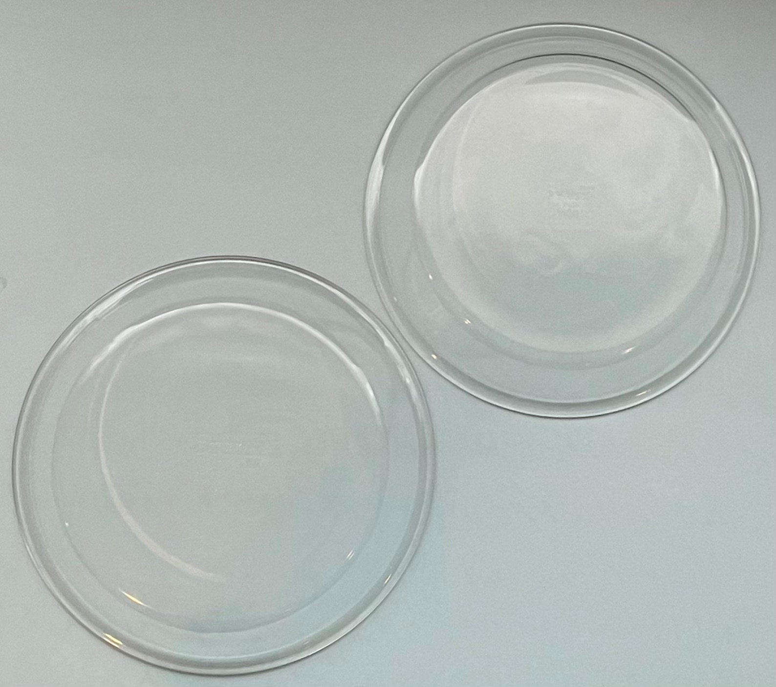 2 Vintage Pyrex 10" Pie Plates Large Deep Dish Set of Two - Etsy