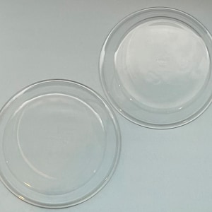 Set of 2 Pyrex Deep Dish Pie Plates 10" (11" Outside) X 1 3/4" Deep ...
