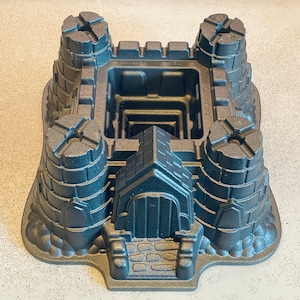 Nordic Ware Castle Bundt Cake Pan 10 Cup Heavy Cast Aluminum - Etsy