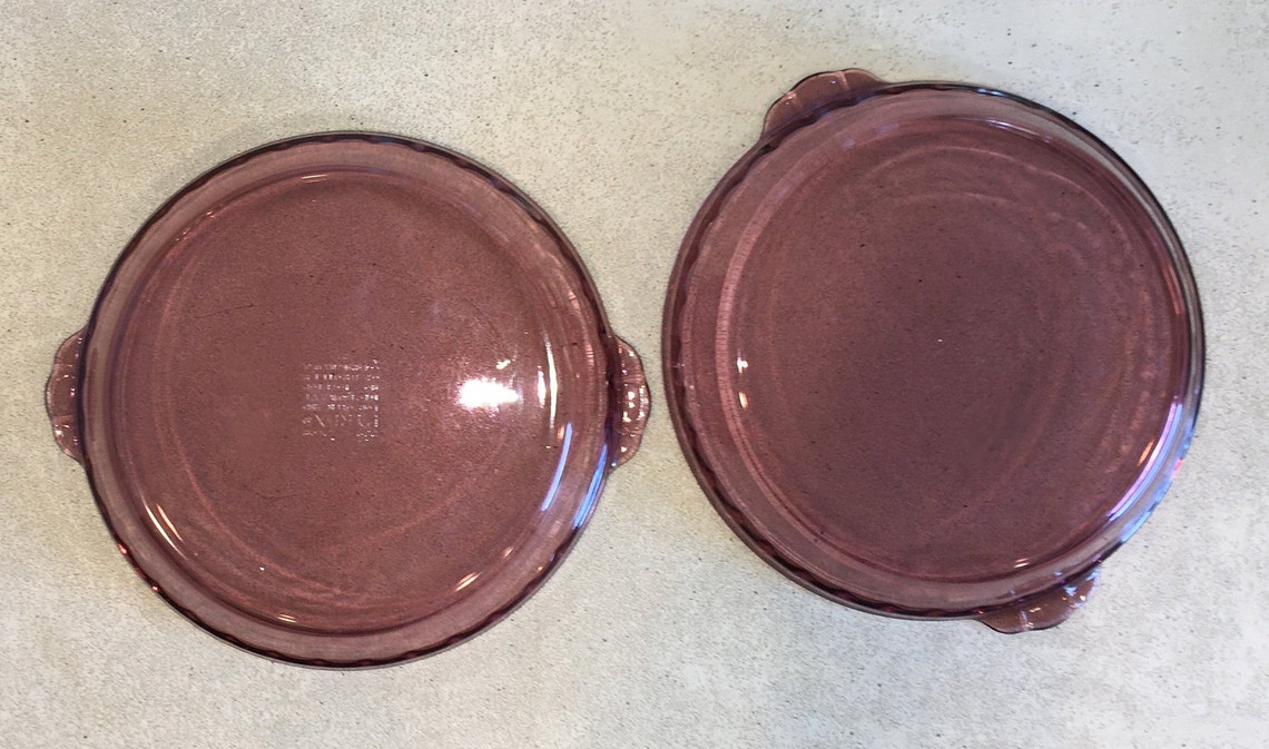 Vintage Pyrex Cranberry Pie Baking Dish 229 9.5 - Etsy