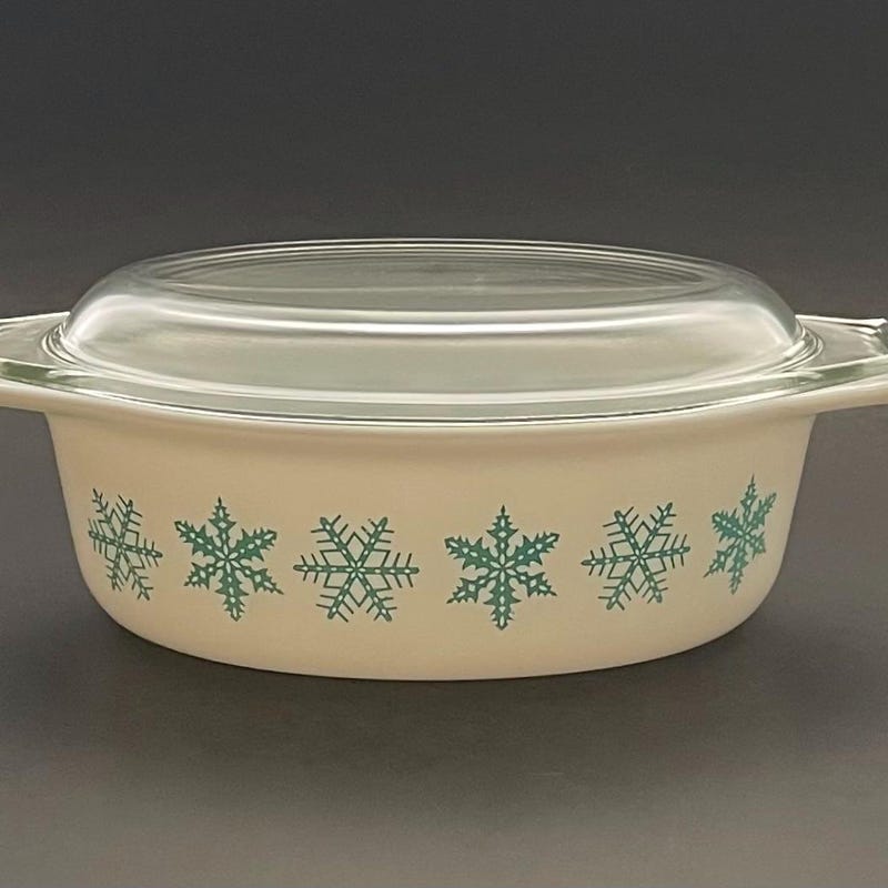 Pyrex Snowflake - Etsy