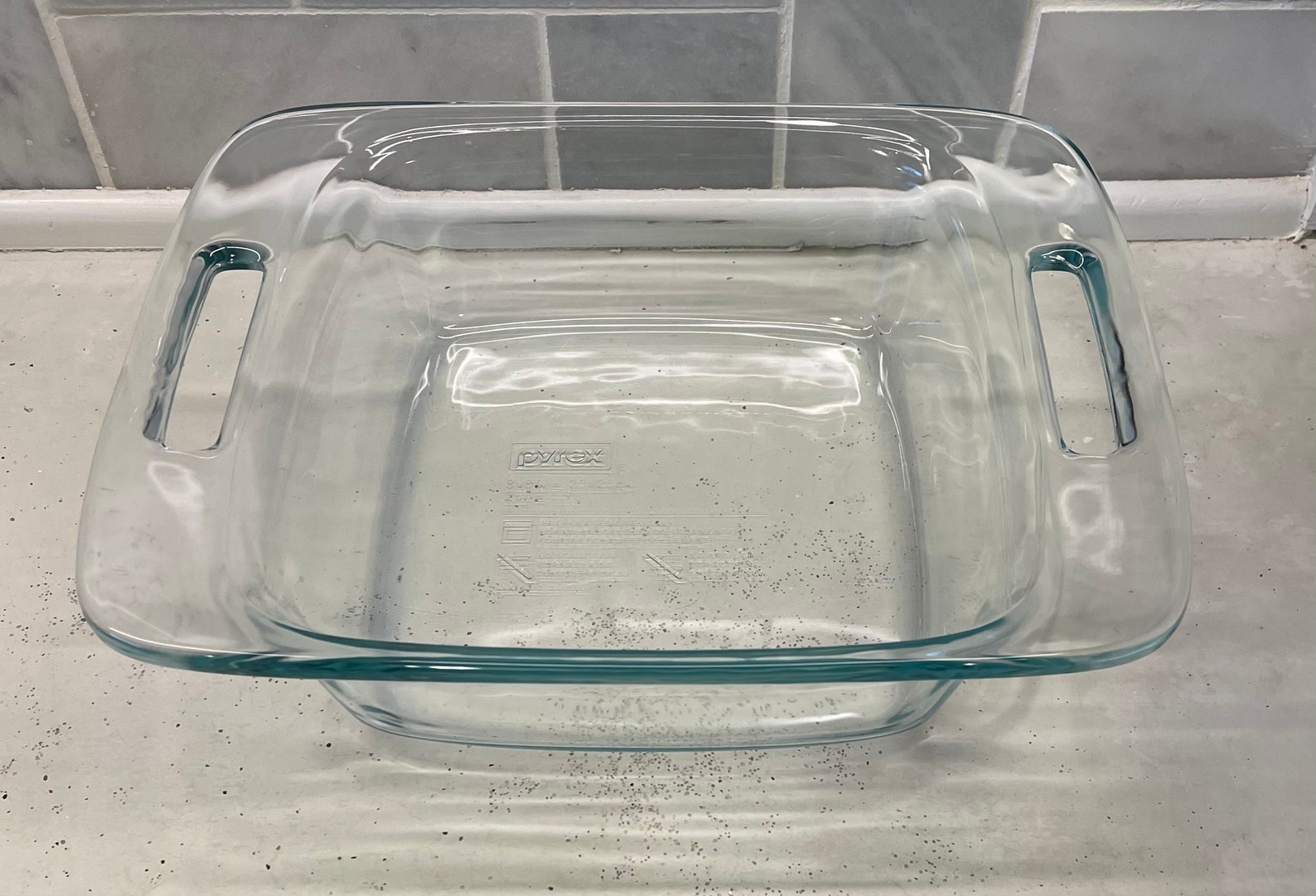 Pyrex Glass Brownie Baking Dish With Handles 8 X 8 X 2 3/4 | Etsy