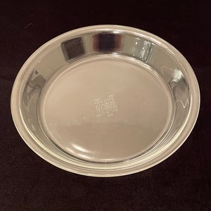 Rare Vintage Pyrex Clear Glass Deep Dish Pie Baking Dish #210 (10 Inch ...