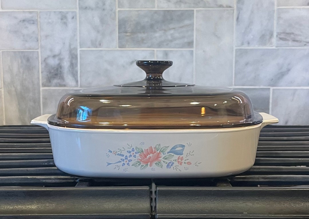 Vintage Corning Ware Symphony Beige 2 Qt 10 X 10 Casserole Dish and ...