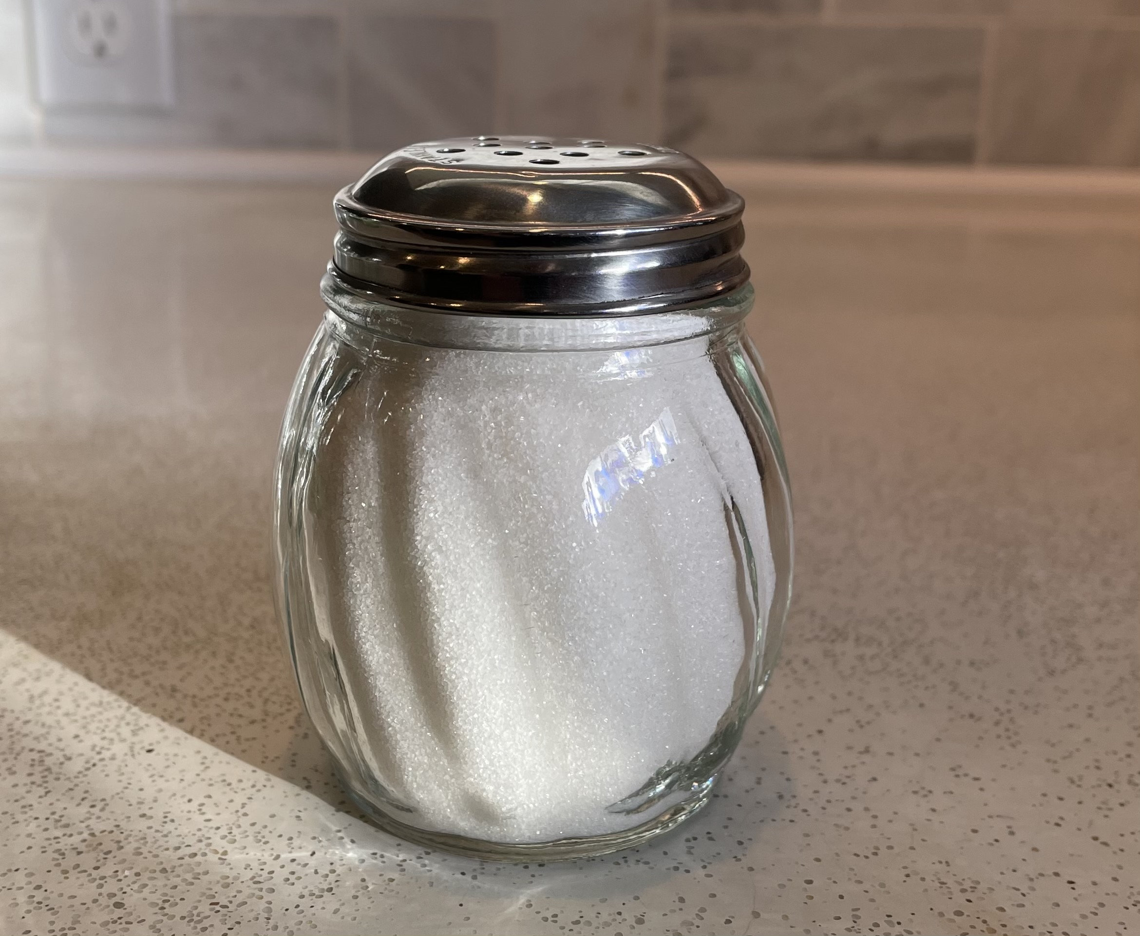 Vintage Swirled Glass Sugar Shaker With Metal Top Designed to - Etsy