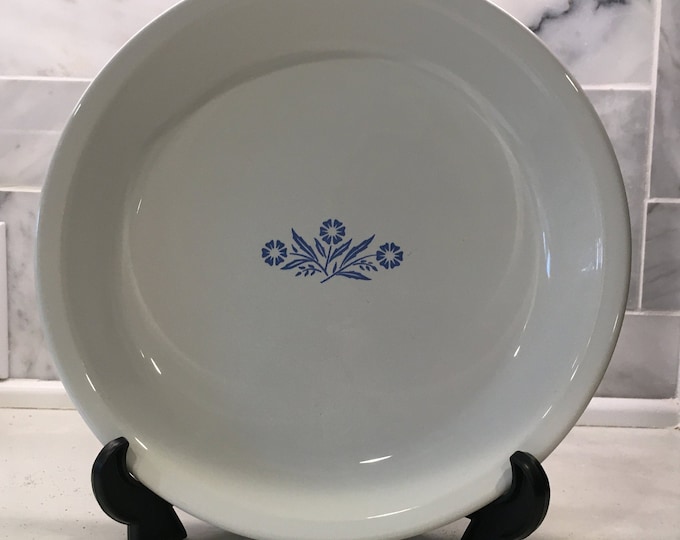 Vintage Corning Ware Blue Cornflower Pie Plate P-309 a 9" Pyrex Baking ...