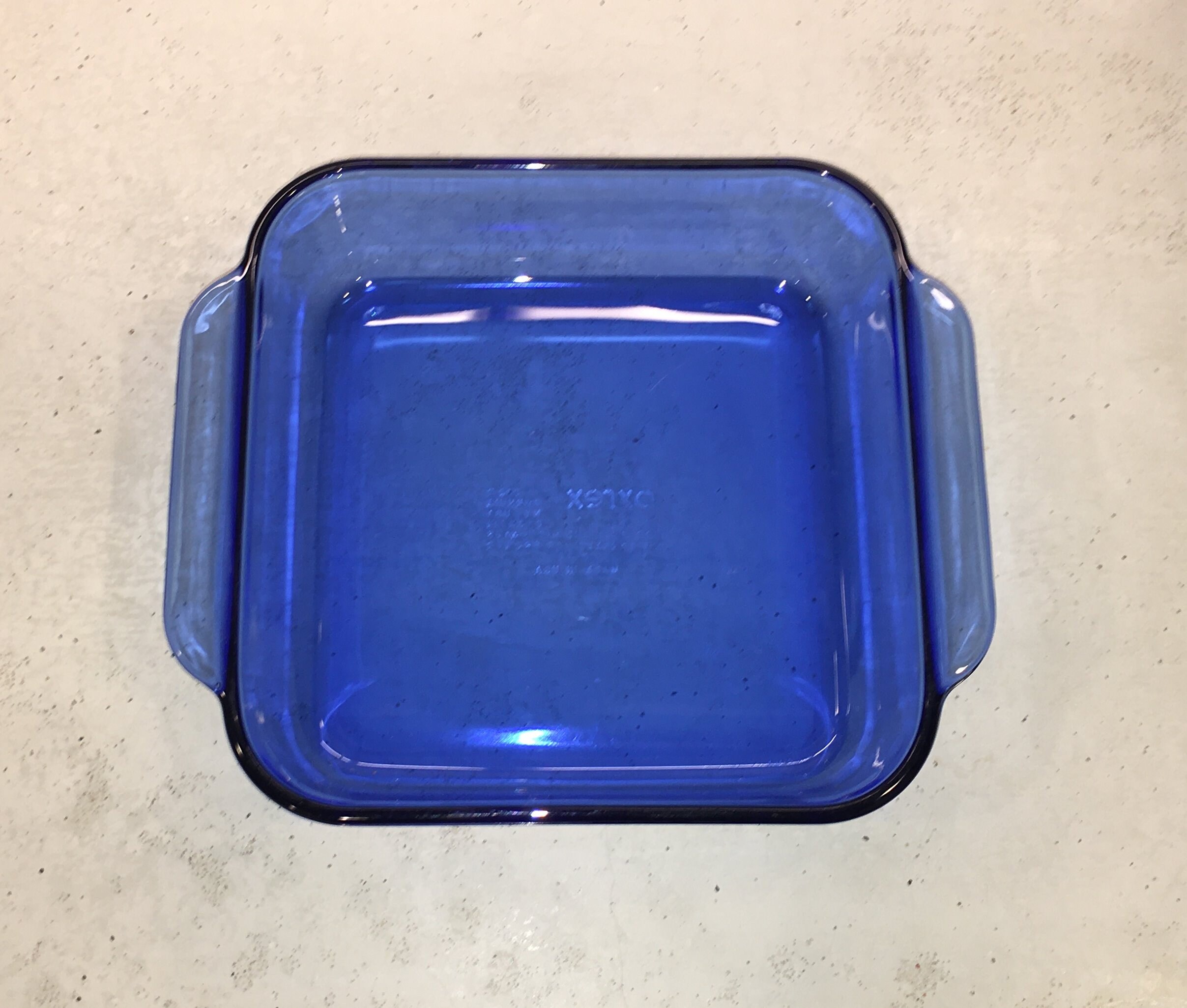 Vintage Blue Pyrex Brownie baking Dish 8 x 8 x 2 Pyrex 222 | Etsy