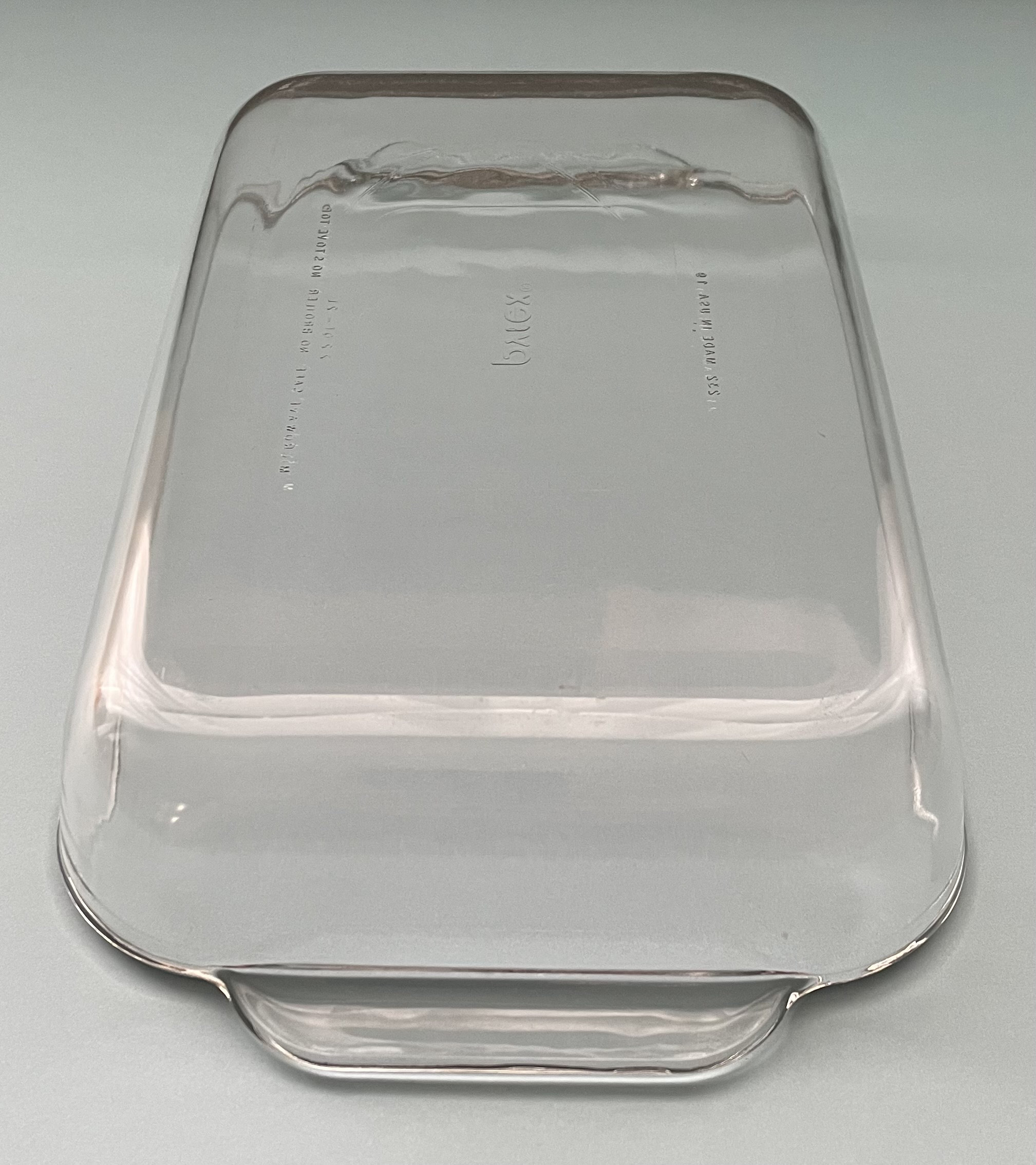 Vintage Pyrex Clear Glass Casserole Baking Dish: 7.5" X 11" 2.2 Quart ...