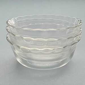 Vintage PYREX Glass Ruffle Top Ramekins Large 1 Pint - Set of 3 - Etsy