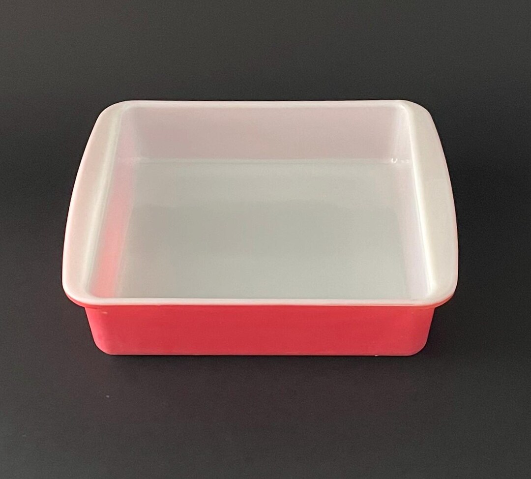 Vintage Pyrex Pink Flamingo Brownie Baking Dish Pyrex 222 8 X 8 X 2 All ...