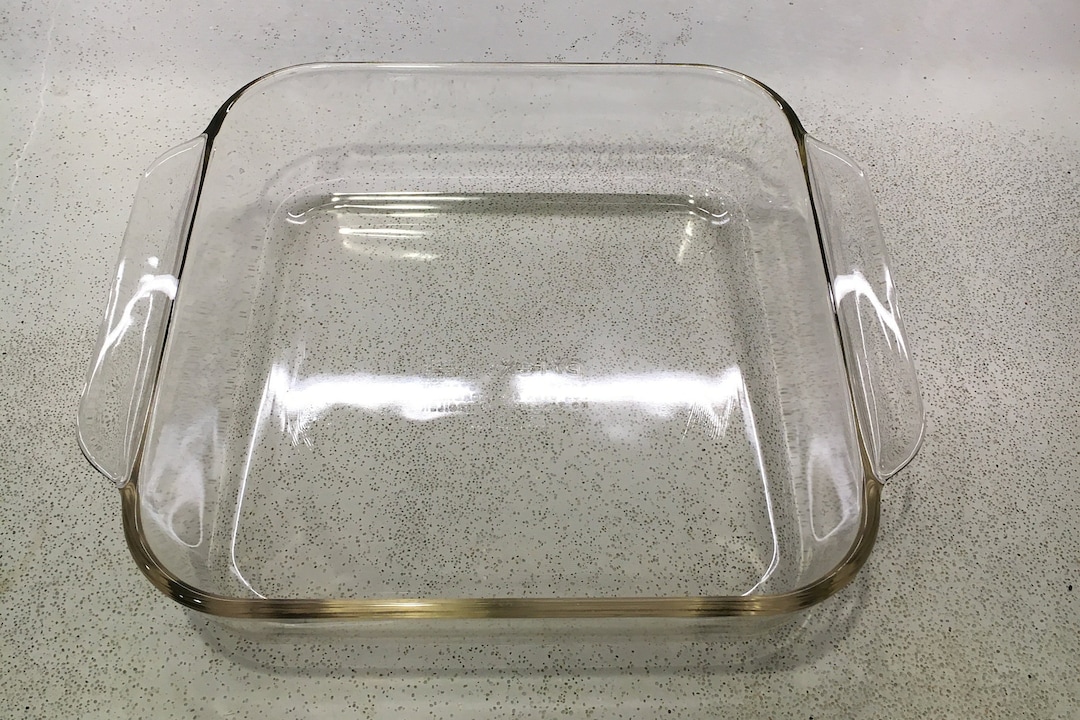 Vintage Pyrex 8" Brownie Baking Dish Number 222 Clear Glass With ...