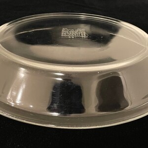 Rare Deep Dish Vintage Pyrex Clear Glass Pie Baking Dish 11 Inch 1 3/4 ...