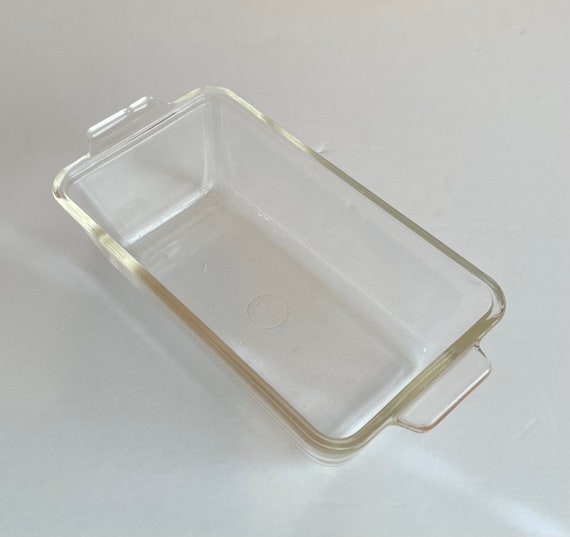 Antique Pyrex Loaf Pan With Small Handles Vintage Clear Glass | Etsy