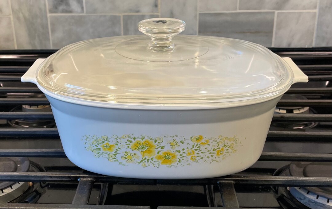 Vintage Corning Ware april Roaster OC-2 1/2-B Casserole Baking Dish and ...