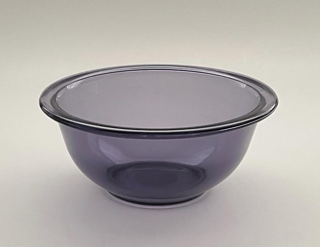 Vintage Pyrex Purple Glass Mixing Bowl 1 Liter Pyrex 322 Small Batter ...