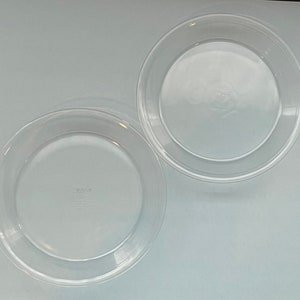 Set of 2 Pyrex Deep Dish Pie Plates 10" (11" Outside) X 1 3/4" Deep ...