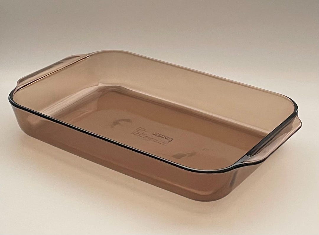 Vintage Pyrex Brown Glass Casserole Baking Dish: 9x13, 3 Quart - Etsy