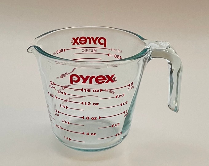 Vintage Pyrex Measuring Cup With Handle and Pour Spout 2 Cup - 16 Ounce ...