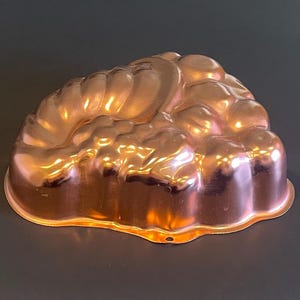 Vintage Copper Cornucopia Jello Mold - Primitive Kitchen Wall Decor - Etsy