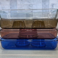 Vintage 1950s/60s, Pyrex Snowflake, Casserole Baking, White on ...