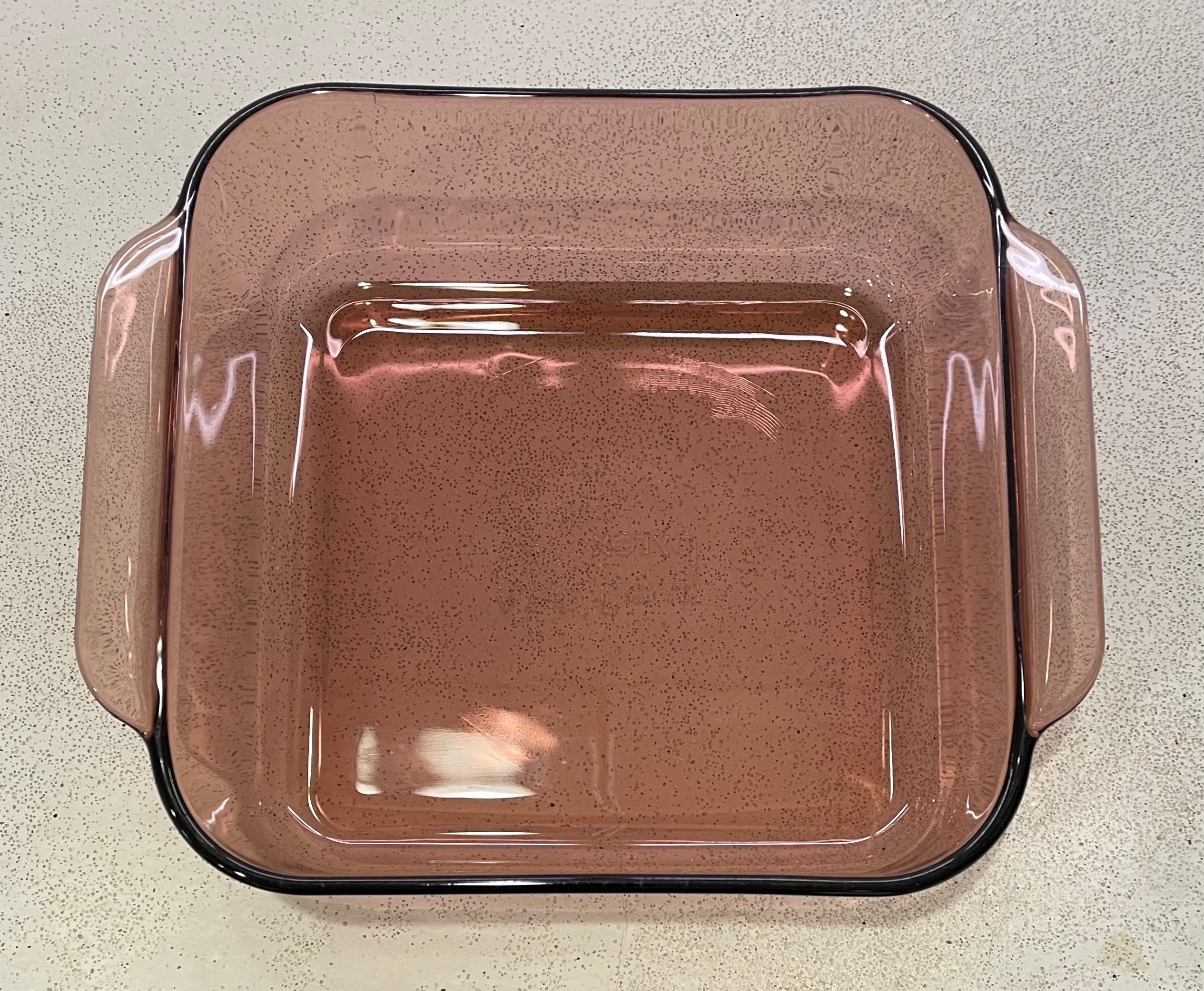 Vintage Pyrex Glass Brownie Baking Dishes 8 x 8 x 2 222 | Etsy