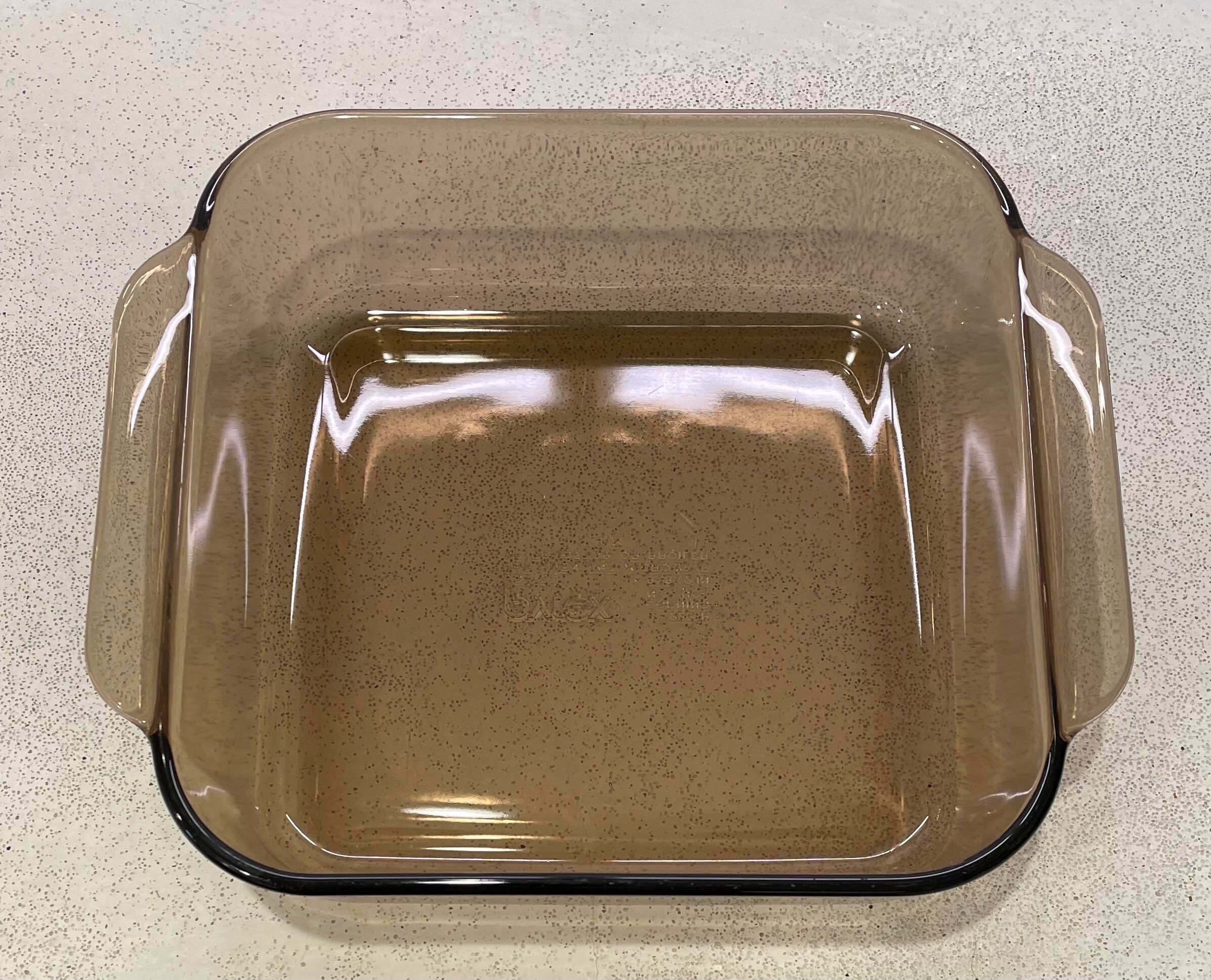 Vintage Pyrex Glass Brownie Baking Dishes 8 x 8 x 2 222 | Etsy