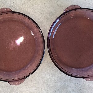 Vintage Pyrex Cranberry Pie Baking Dish 229 9.5 Scalloped With Handles ...