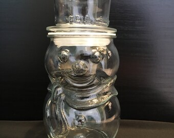 Snowman Candy Jar - Etsy