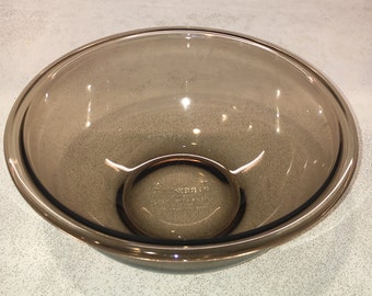 Kitchen & Dining Vintage Pyrex Corning Brown Amber Nesting Glass Mixing ...
