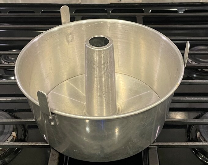 Vintage Angel Food Cake Pan Kitchen Pride by Mirro Aluminum - 10" X 4 1 ...