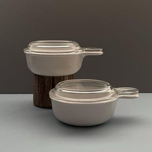 2 Vintage Corning Ware Grab It Bowls With Glass Lids Corning Ware ...