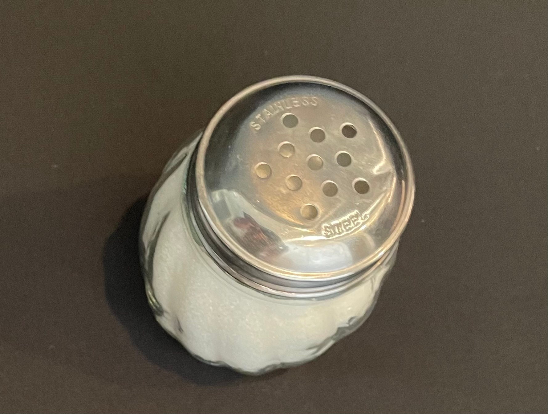 Vintage Swirled Glass Sugar Shaker With Metal Top Designed to - Etsy