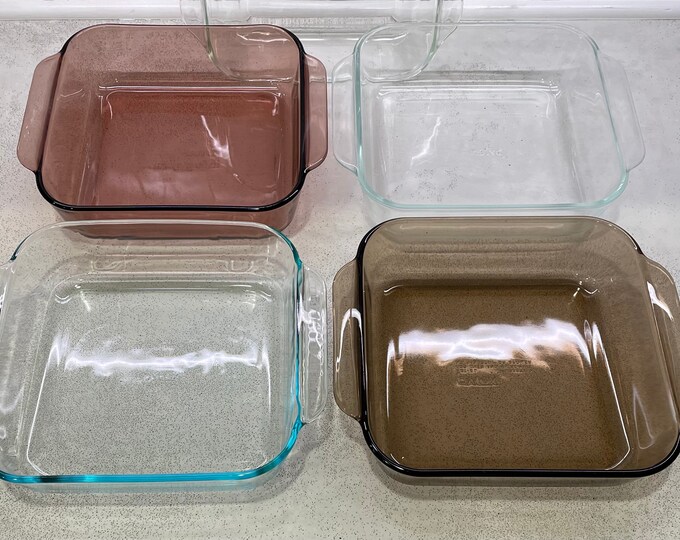 Vintage Pyrex Glass Brownie Baking Dishes 8 X 8 X 2 222 Choose From ...
