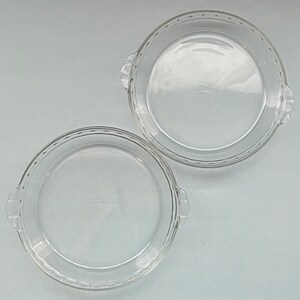 2 Vintage Pyrex Pie Plates Deep Dish 229 Scalloped Pie Baking Dish 9.5 ...
