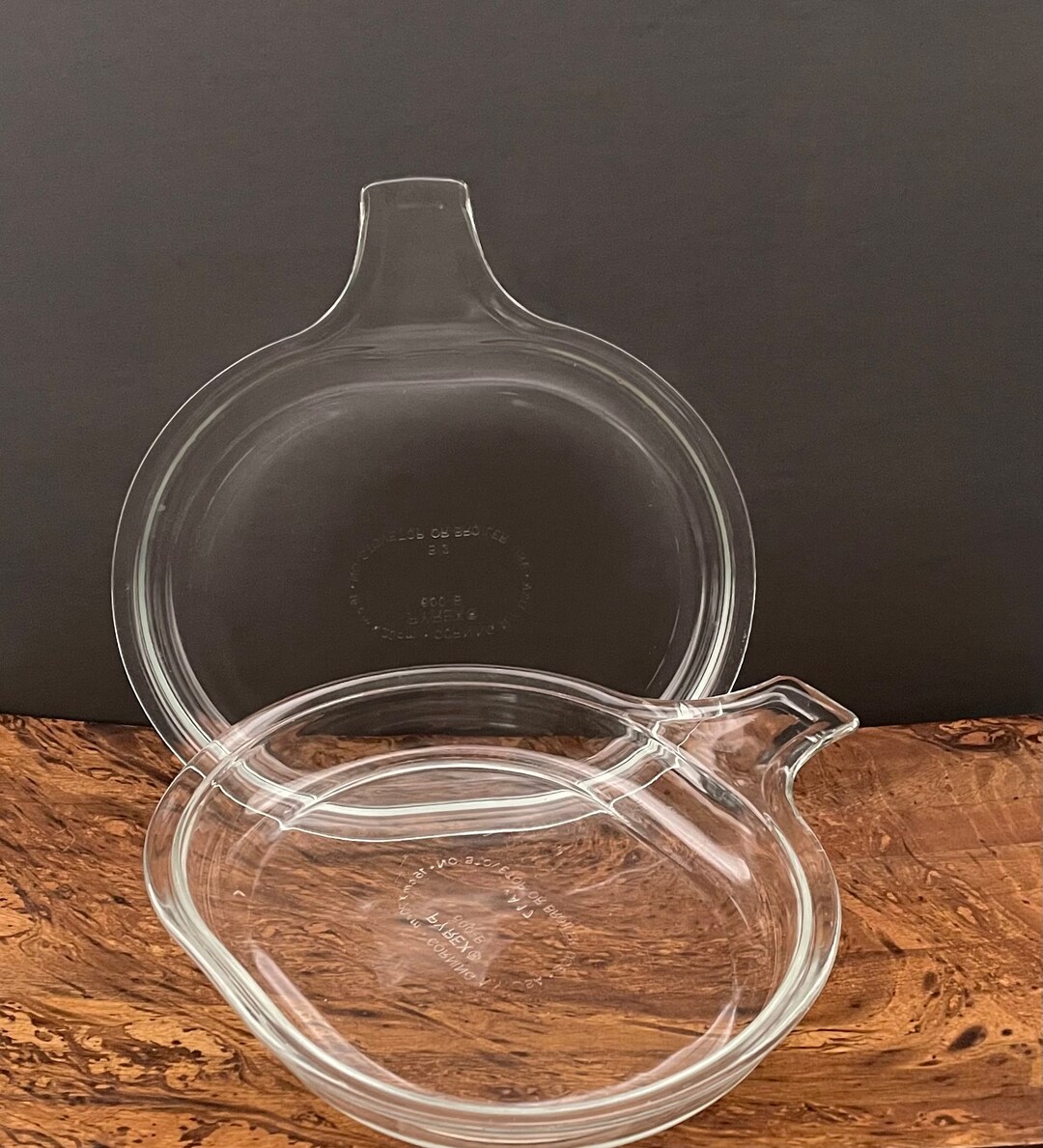 Set of 2 Vintage Pyrex 600-B Single Serve Microwave Plates - Made in ...