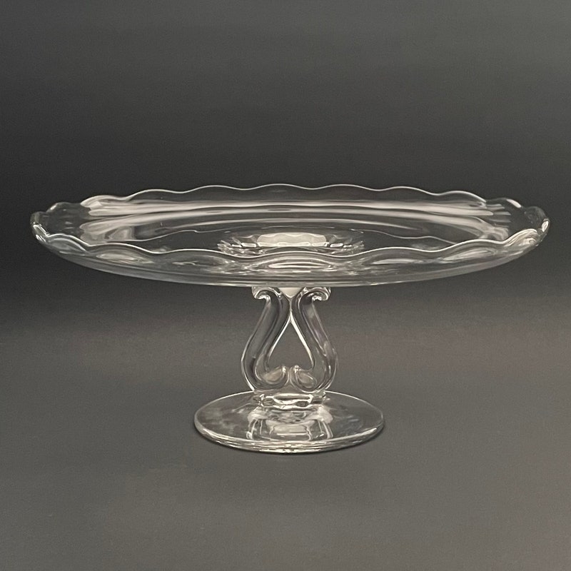 Glass Cake Stand - Etsy
