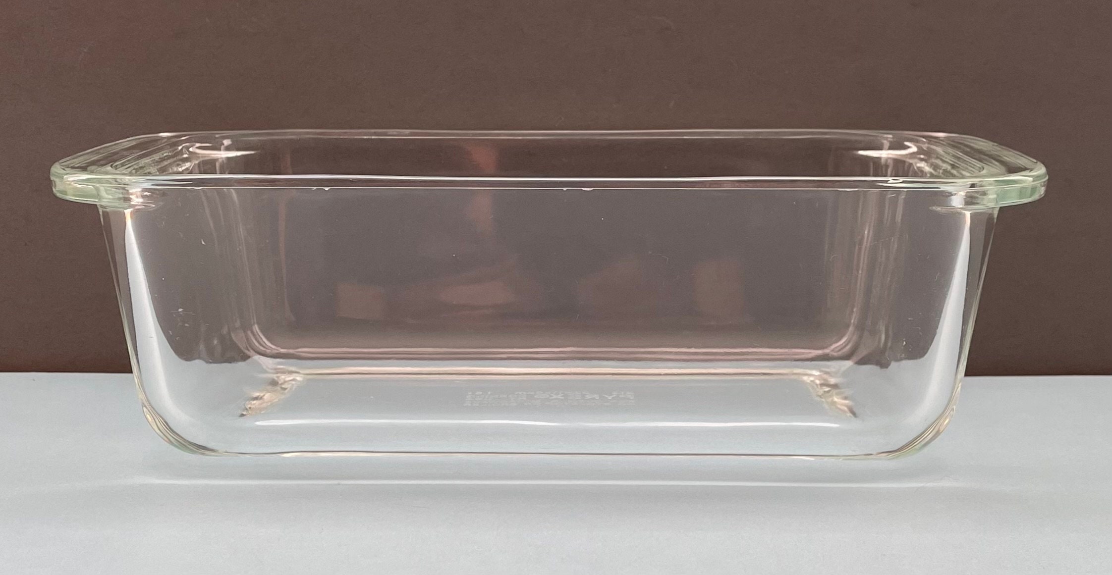 Set of 2 Vintage Pyrex 213 Clear Glass Loaf Pans With Handles - Etsy