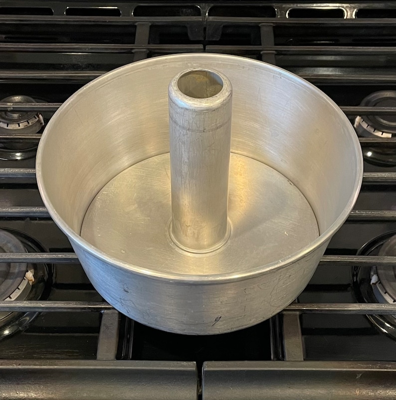 Angel Food Cake Pan Aluminum a 2 Piece Tube Cake Baking Pan - Etsy
