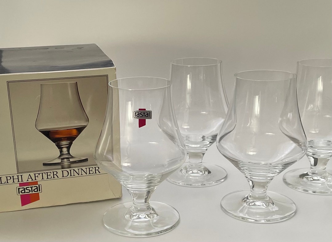 Vintage Rastal Delphi Brandy Glasses - Set of 4 - West Germany - Etsy